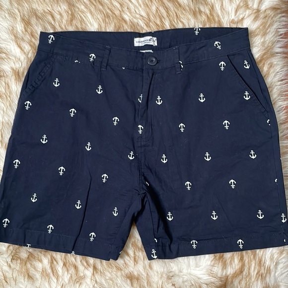 Caribbean Joe | Shorts | Caribbean Joe Twill Anchor Shorts | Poshmark